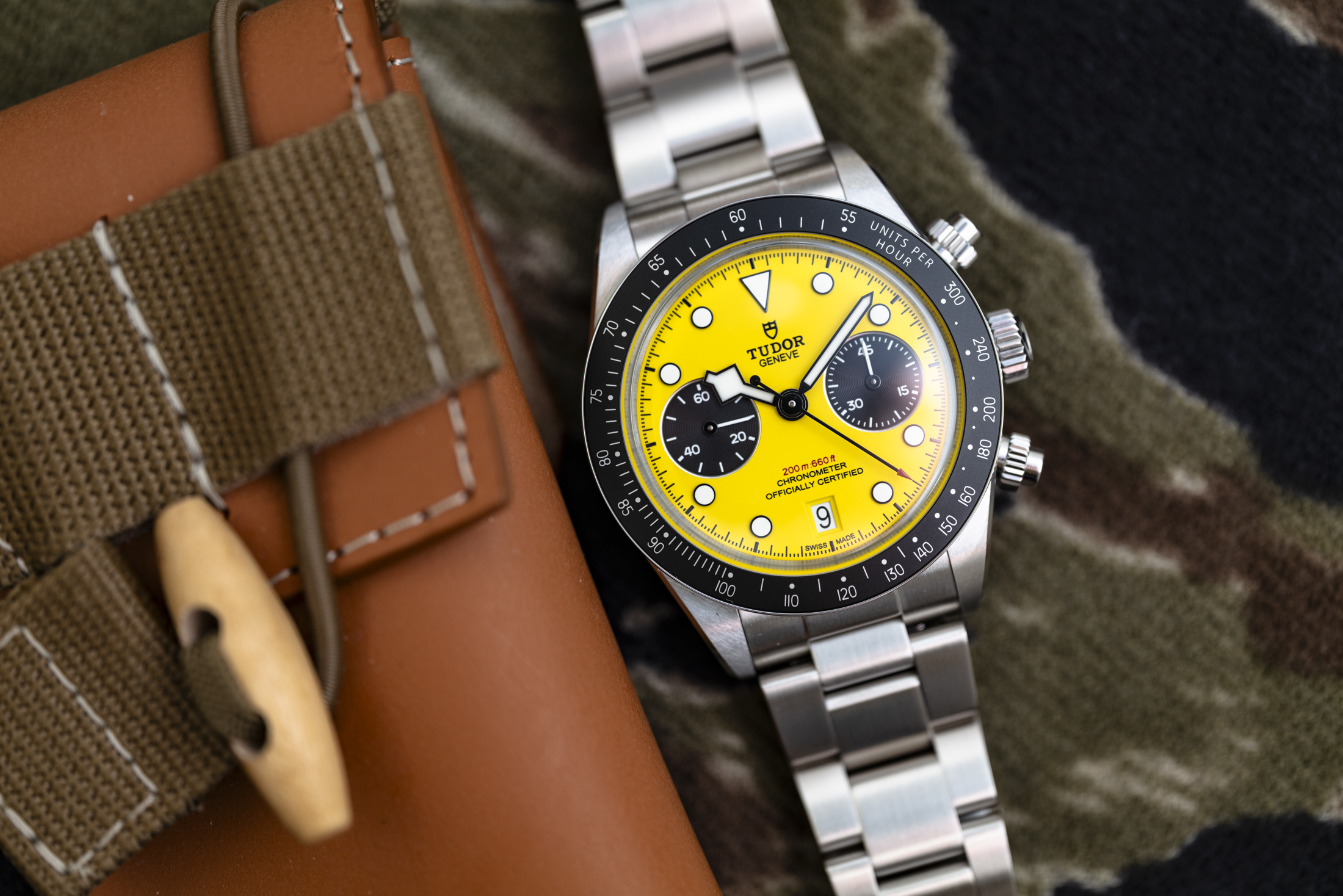 Hands-On: The Tudor Black Bay Chrono 39 'Bumblebee' Ref. 79310N - Hodinkee