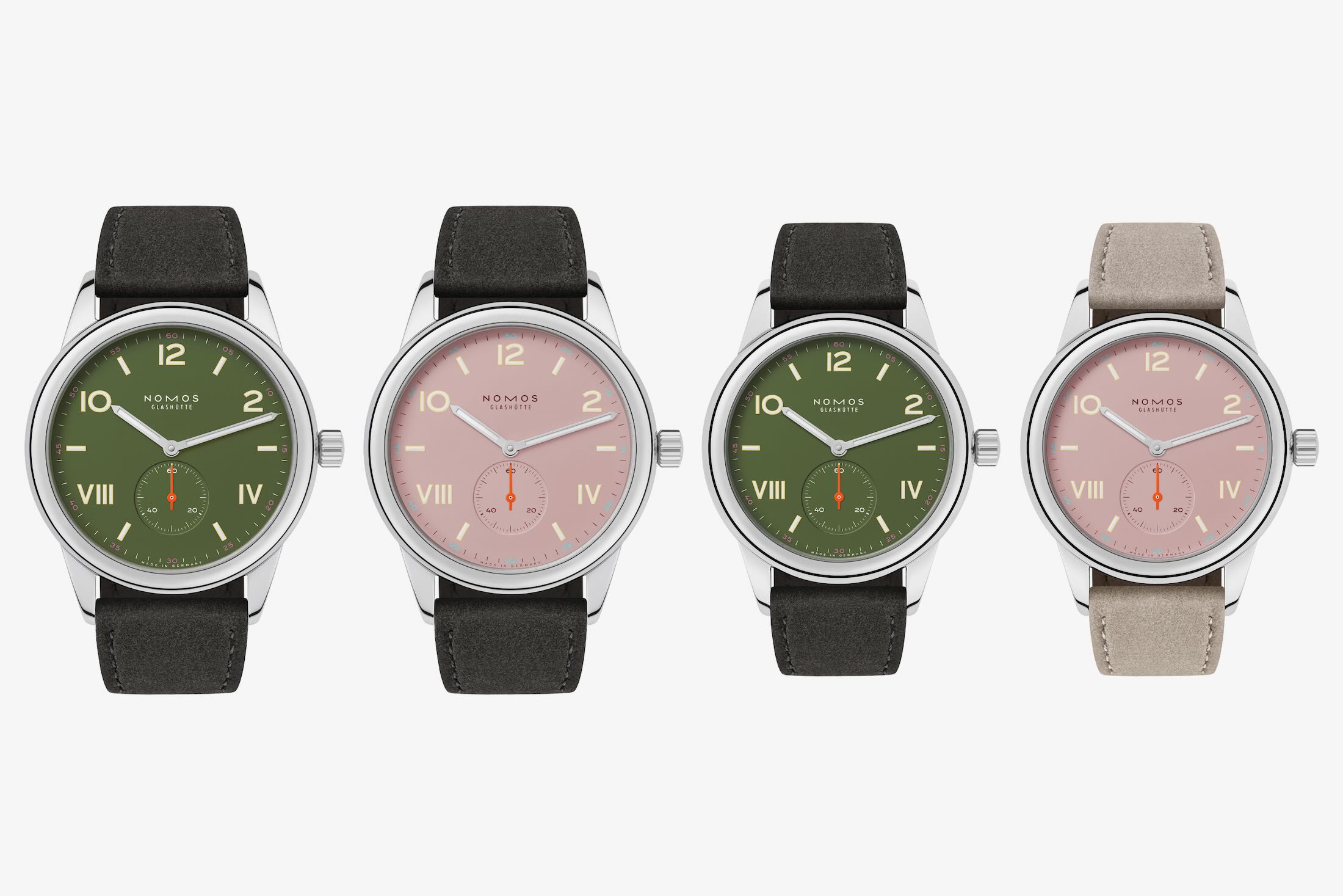 Introducing: The Nomos Club Campus Gets Two New Colors In Full Rose And ...